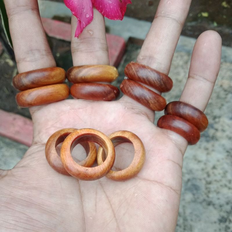 KAYU King agathis wooden ring | Shopee Malaysia