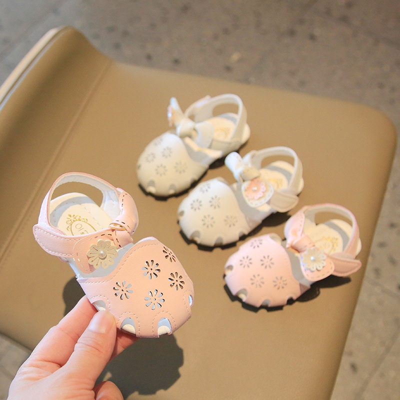 Summer Kids Flower Sandals Girl Casual Walking Sandals Kids Soft Soled ...