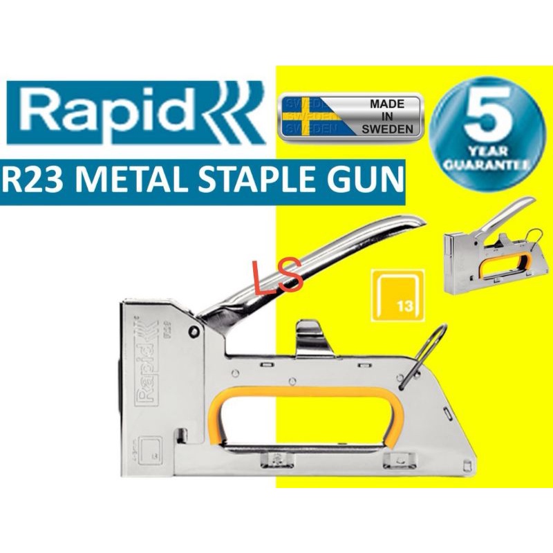 LS GEMILANG ORIGINAL SWEDEN R23 RAPID METAL STAPLE GUN | Shopee Malaysia