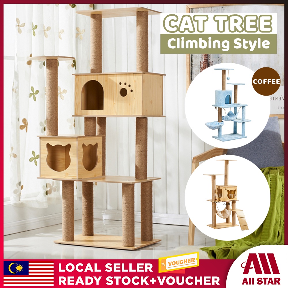 Allstar Height Premium Large Cat Tree Cat Condo Bed Scratcher House Cat