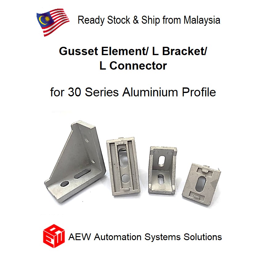 30 Series Gusset Element/ L Bracket/ L Connector for 3030 3060 Euro ...
