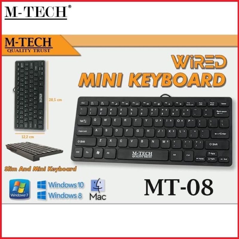M-tech MT-08 usb mini multimedia Keyboard | Shopee Malaysia
