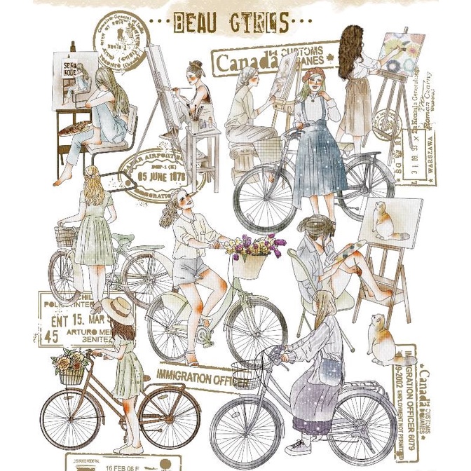 Girl Stickers ( Beau Girls) | Shopee Malaysia