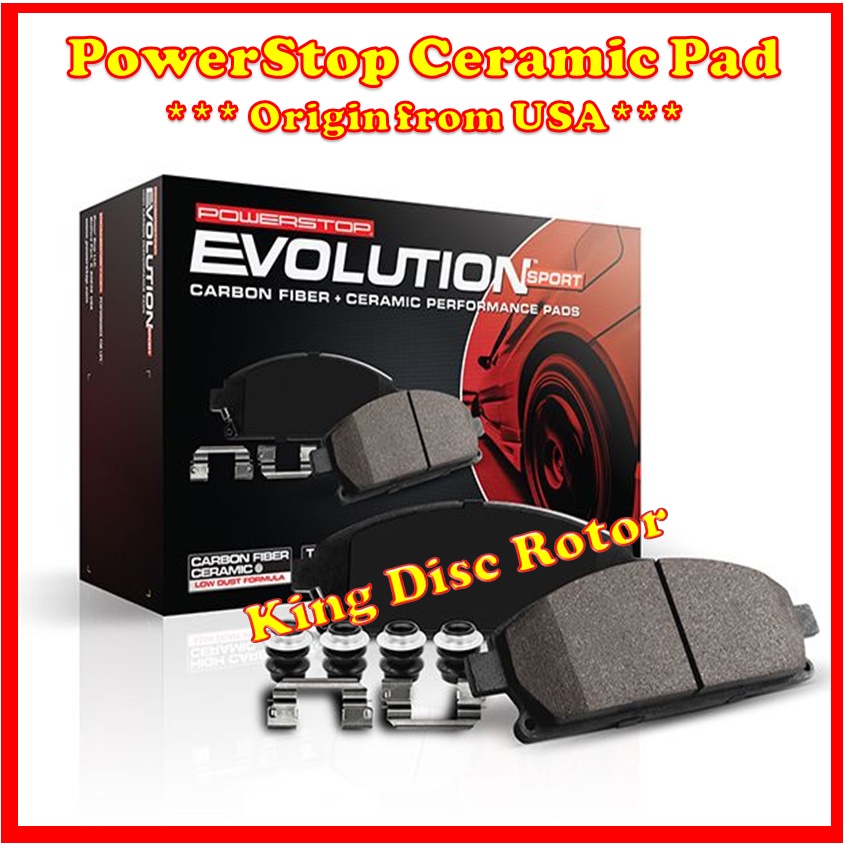 PowerStop Ceramic Brake Pad High Performance / Seramik Brek Pad ...