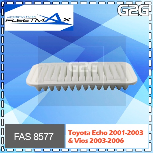 Air Filter Fleetmax FAS 8577 Toyota Echo & Vios 2001-2006 | Shopee Malaysia