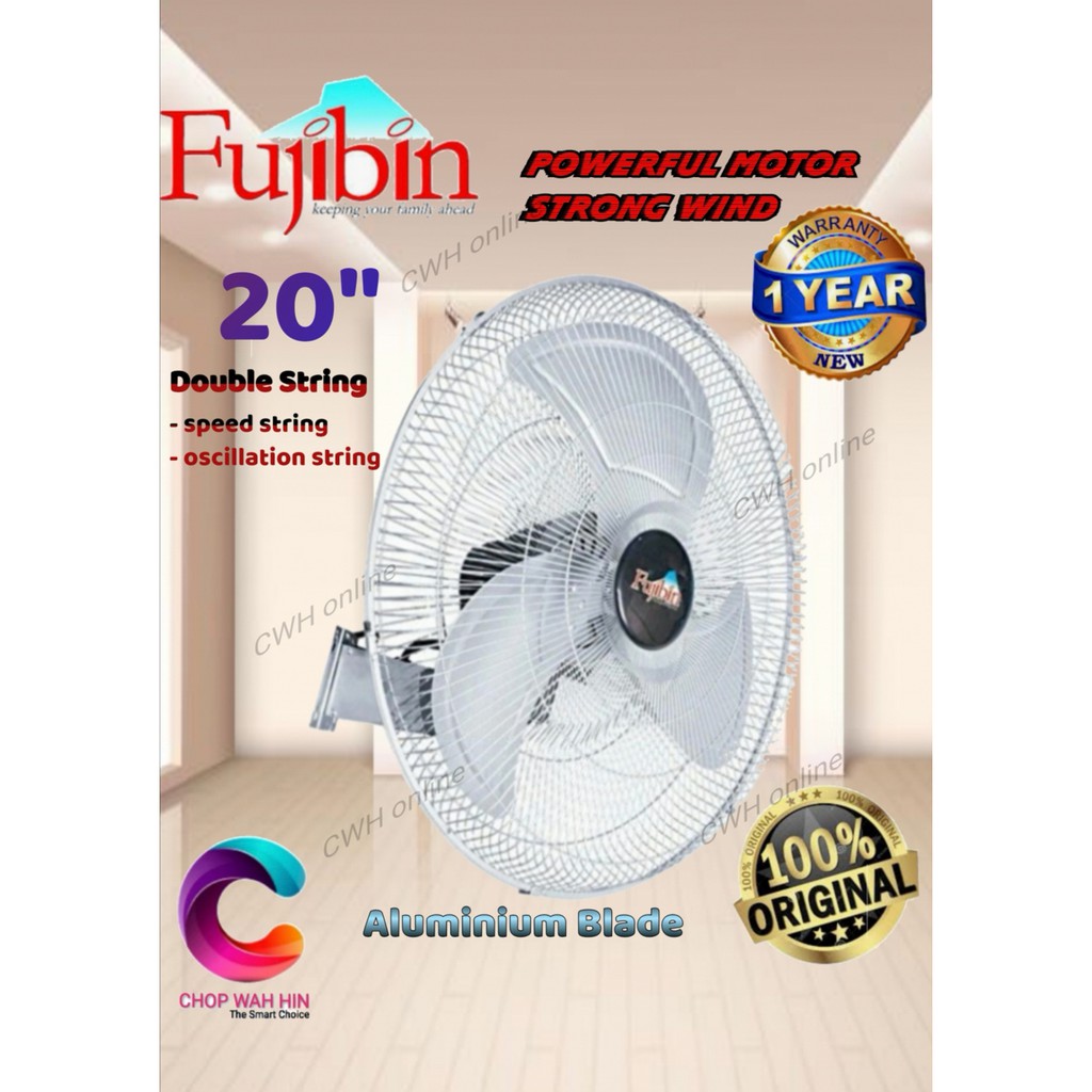 FUJIBIN 20" WALL FAN-POWERFUL MOTOR (ALUMINIUM BLADE) | Shopee Malaysia
