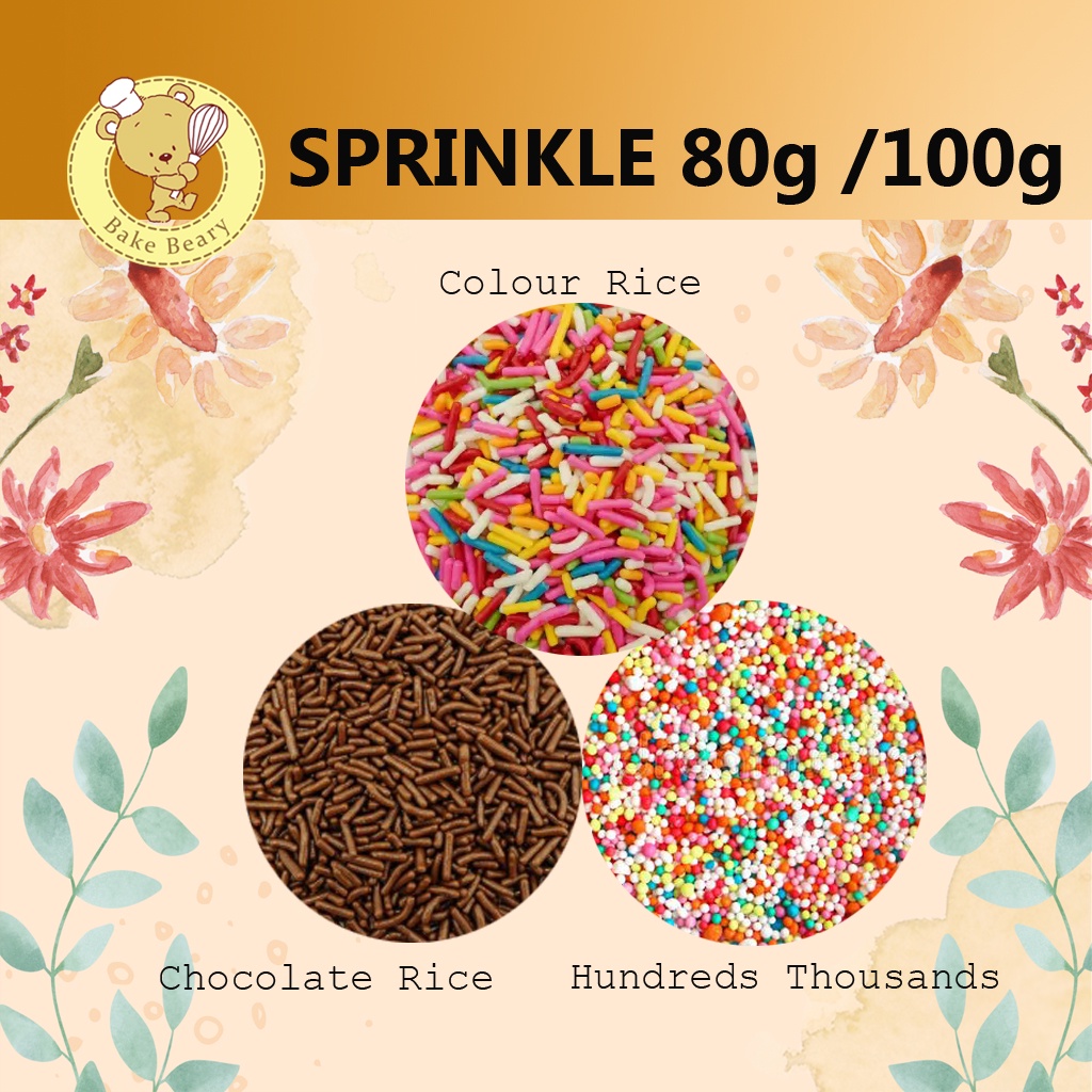 Sprinkle - Chocolate Rice / Colour Rice / Hundreds Thousands - Small ...