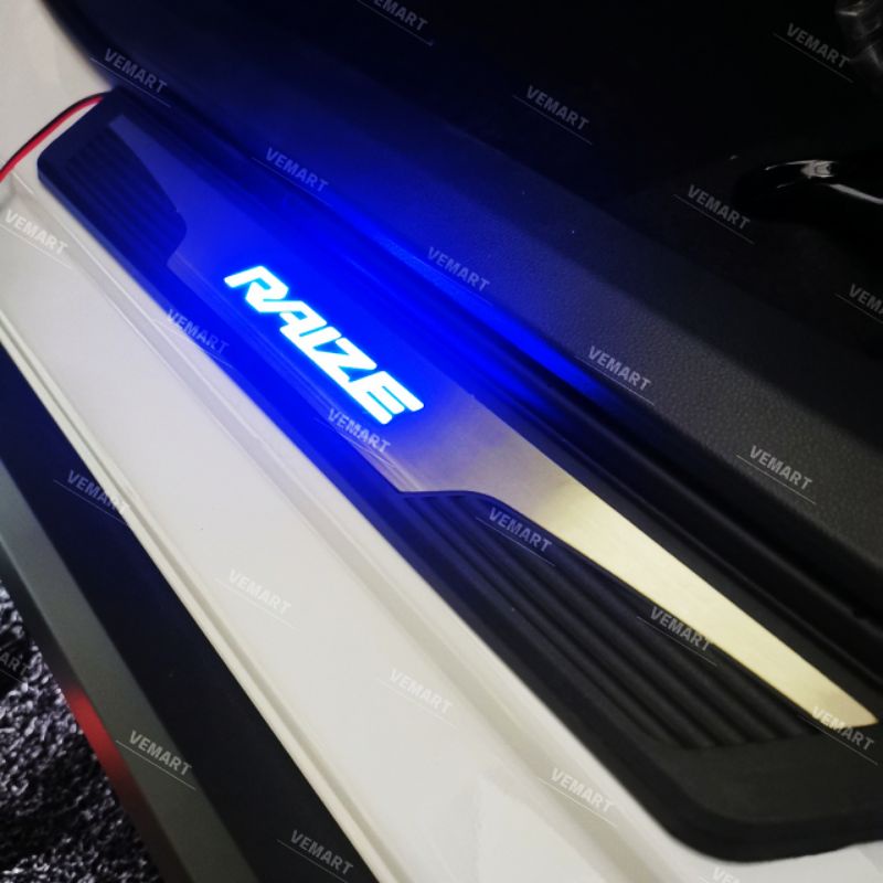 perodua ativa door side sill plate led door step Protector anti scratch ...