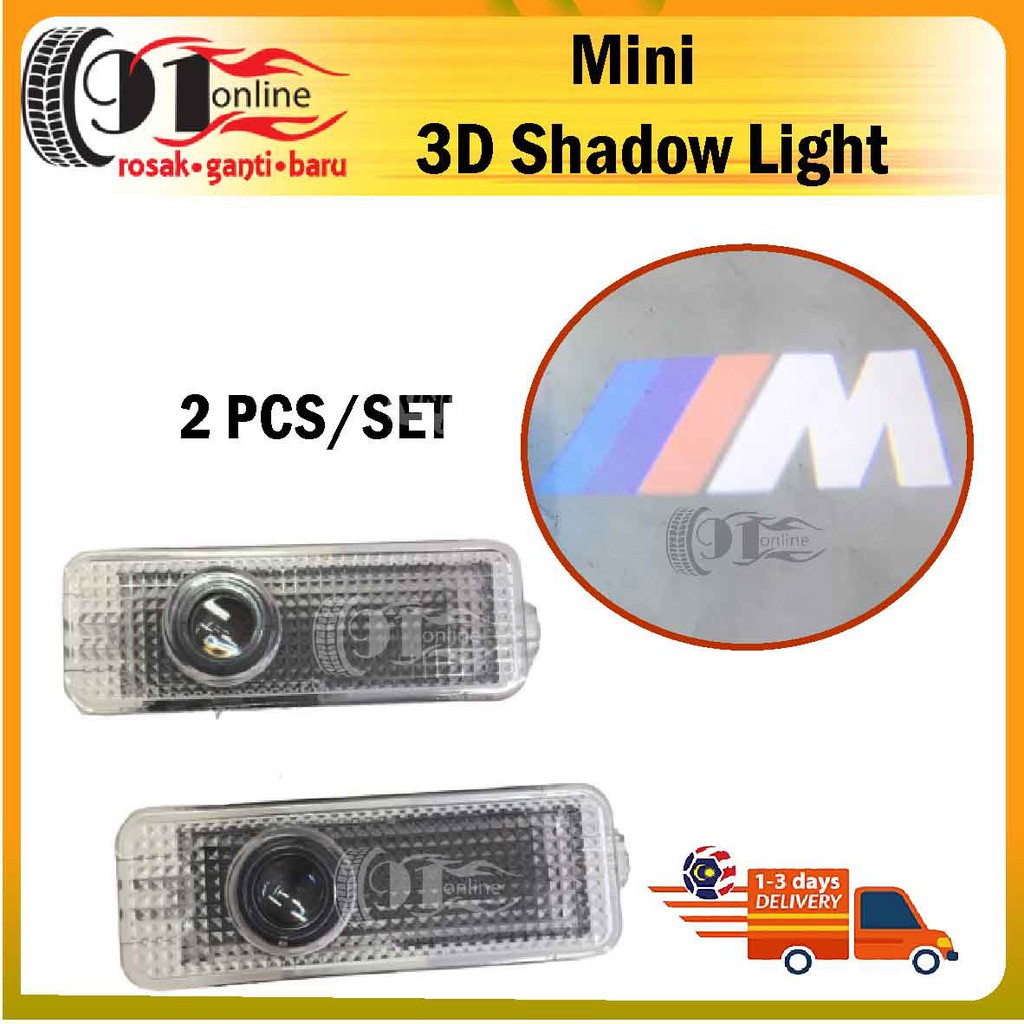 Mini Cooper 3D Shadow Light | Shopee Malaysia
