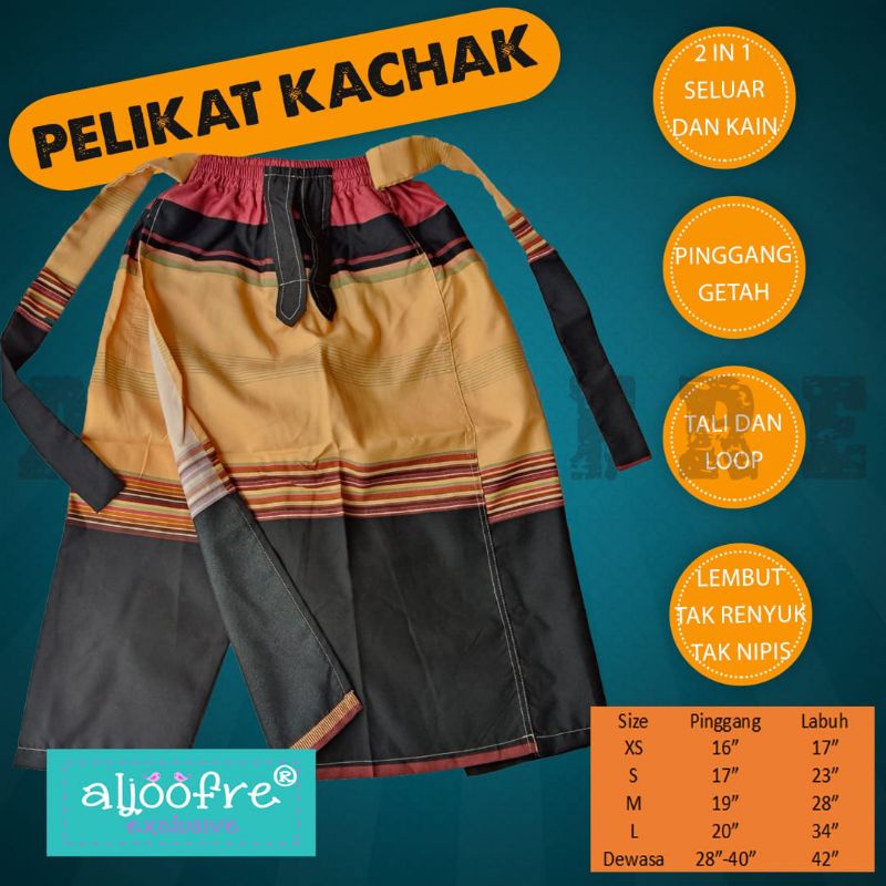 Seluar Kain Sarung Pelikat Kachak kanak2 by aljoofre lembut tak renyuk ...