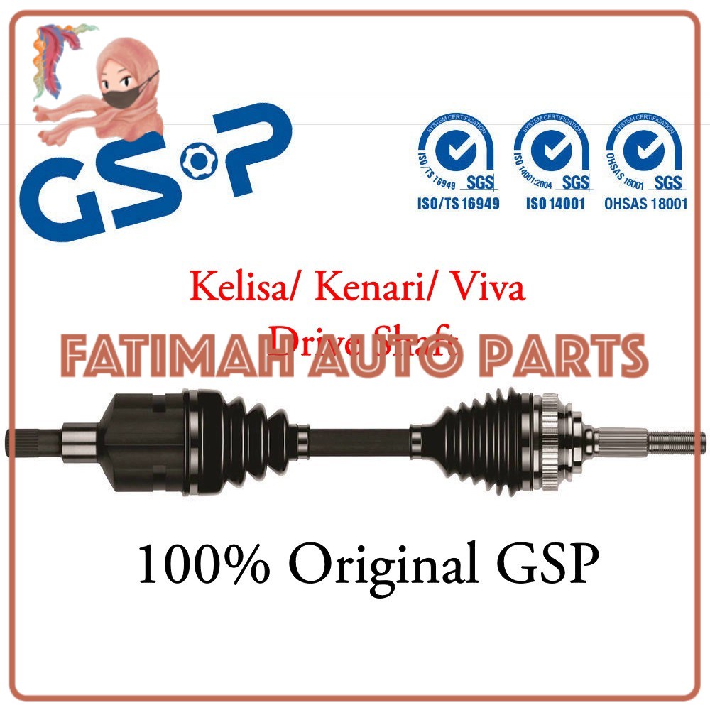 Perodua Kelisa Kenari Viva Drive Shaft Left/Right - GSP | Shopee Malaysia