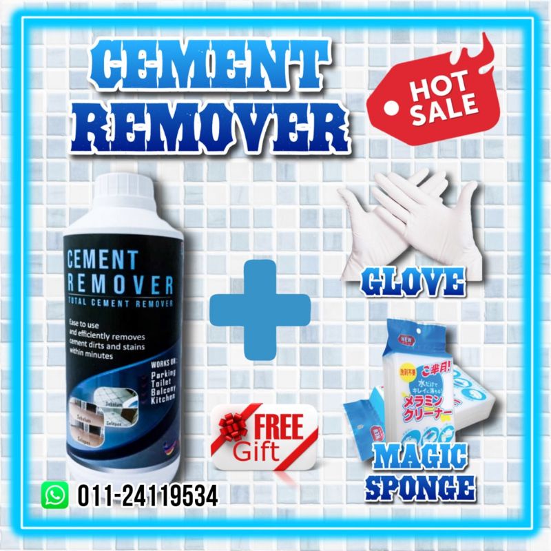 🔥 Cement Remover Mosaic | Pencuci Kesan Simen Lantai Tandas Dapur ...