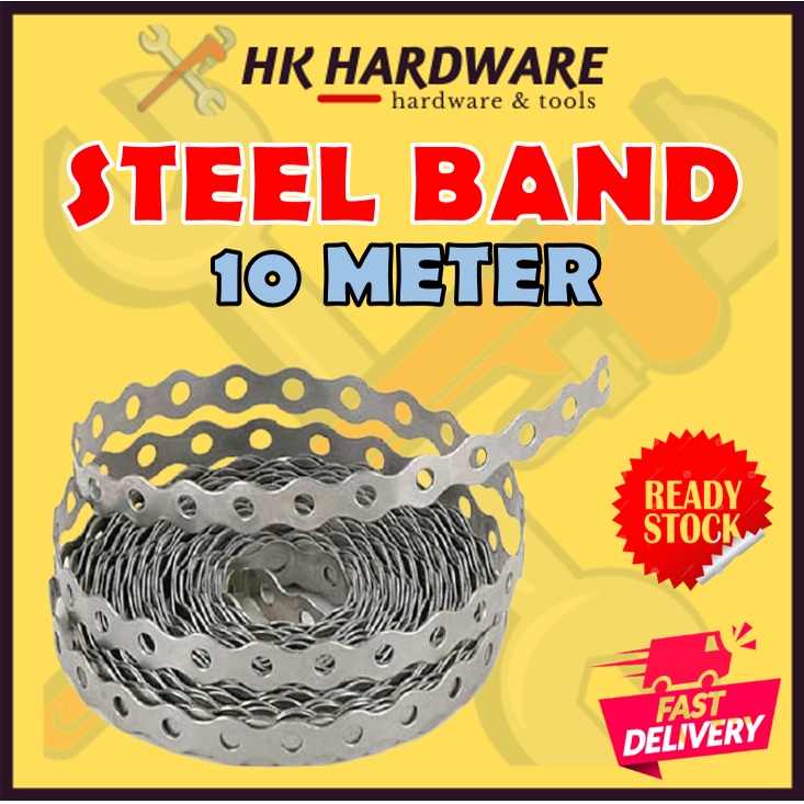 MULTI PURPOSE STAINLESS STEEL BAND TAPE BESI IKAT BARANG PAIP BESI ...