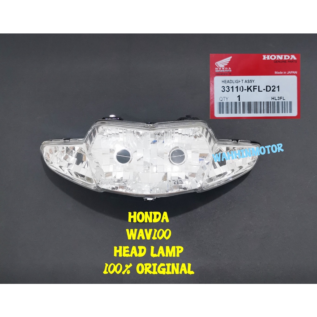 HONDA WAVE100 W100 WAVE 100 HEAD LAMP LAMPU DEPAN DEMAK SMART Z CHROME ...