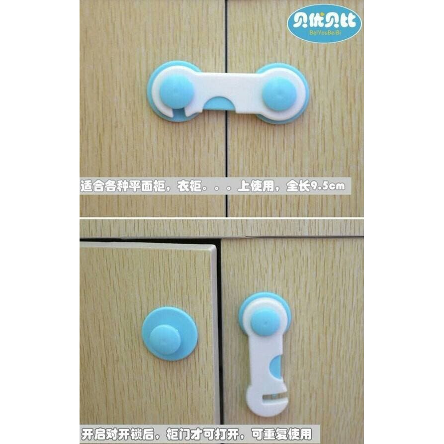 DOOR CLOSET DRAWER SAFETY LOCK - PL144 | Shopee Malaysia