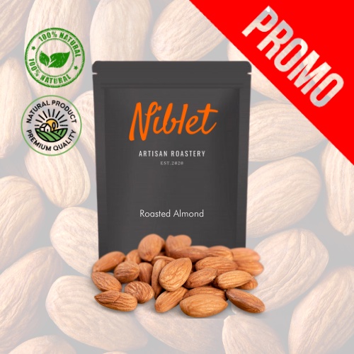 NIBLET Healthy Snacks Unsalted Roasted Almond (1kg) | Shopee Malaysia