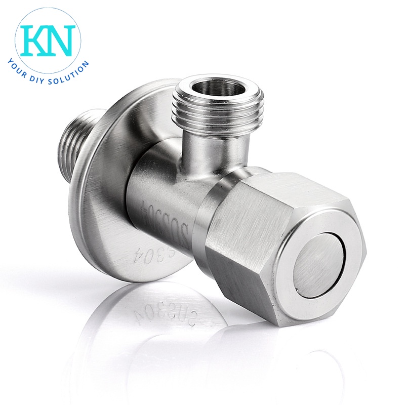 SUS304 Stainless Steel Bathroom faucet ANGLE VALVE KITCHEN BATHRROOM ...