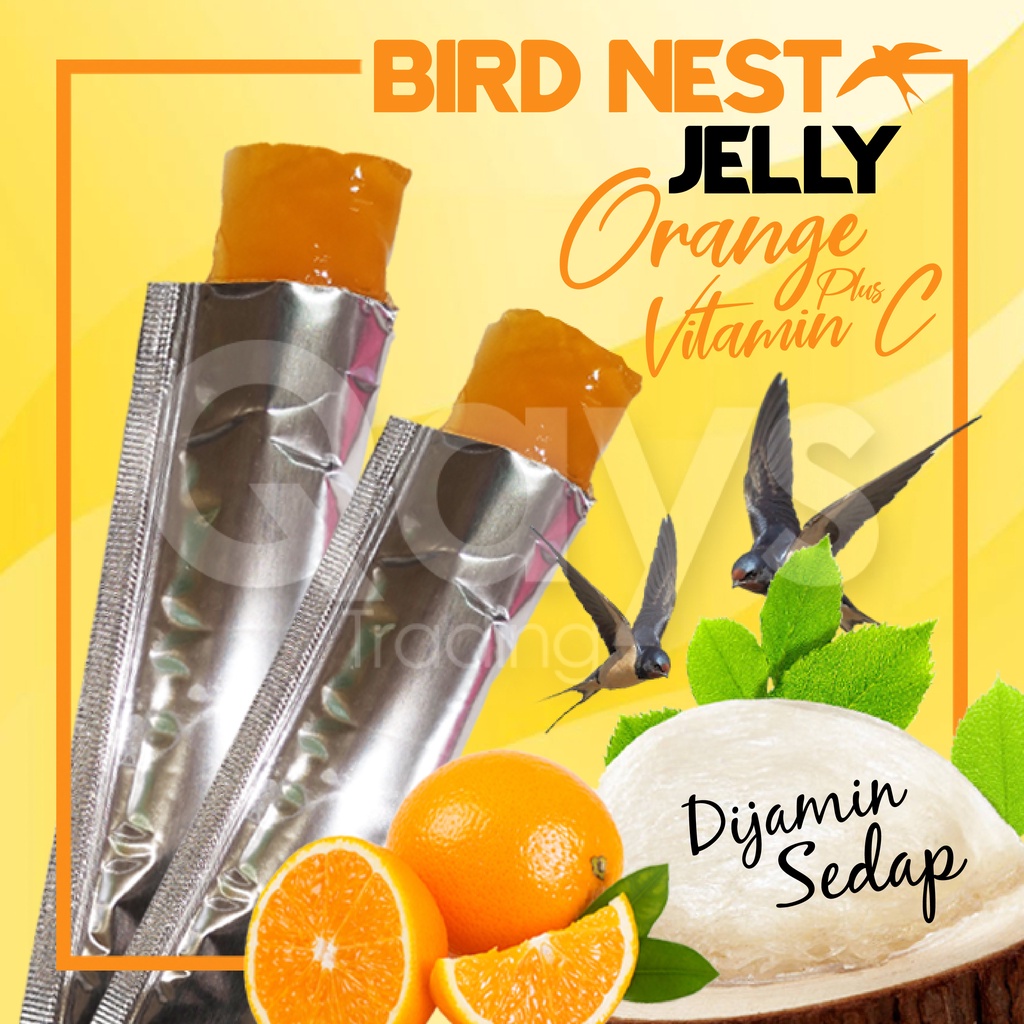 Lelong J10 Bird Nest Jelly Orange plus Vitamin C Brand Popular & Sedap | Shopee Malaysia