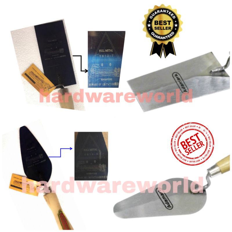 Sudu Simen 6" / 7" Cement Brick Trowel Cheap Heavy Duty | Shopee Malaysia