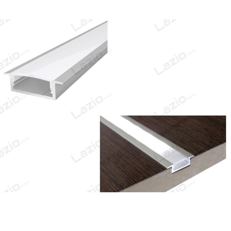 (1m/1.5m) LED strip light aluminium U channel / profile track rail ...