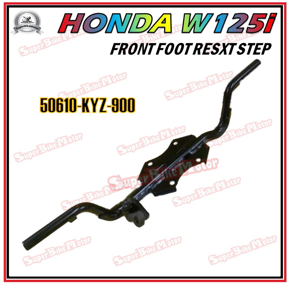 HONDA W125i - 100% Original HONDA Front Foot Rest Step Bar / Front Foot ...