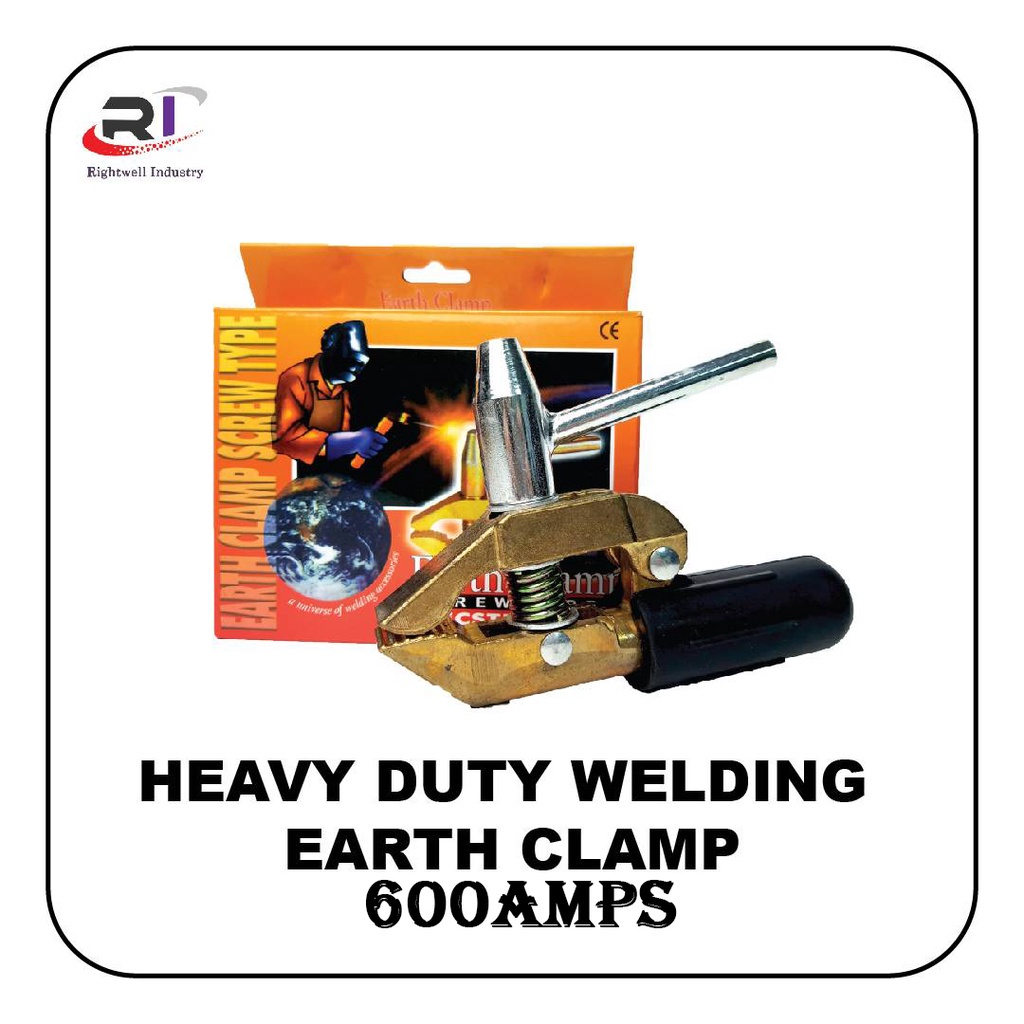 Heavy Duty Earth Clamp Screw Type 600Amps for welding and plasma ...