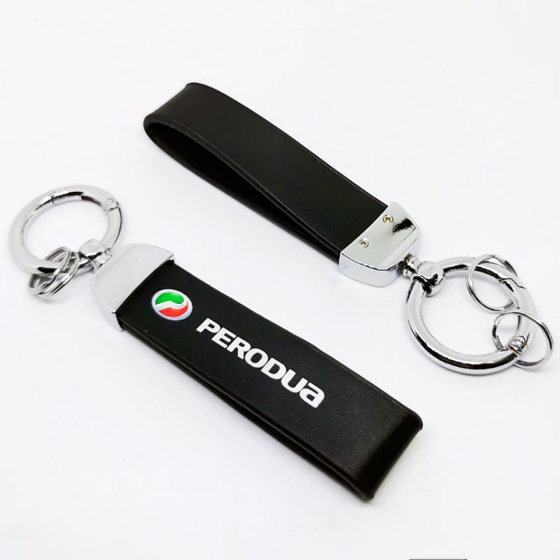 Car Keychain Belt Leather Tide Key Chain city fe Toyota Proton Perodua ...