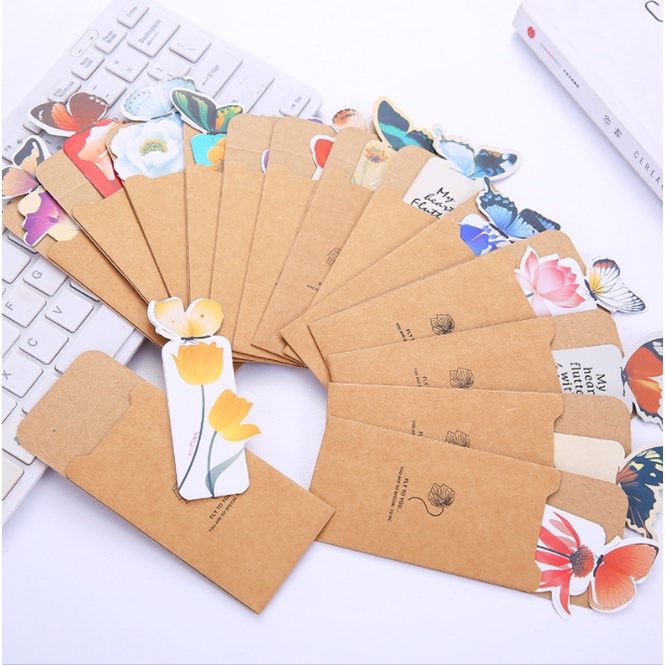 Lovely Butterfly Bookmarks Creative Gift Paper Bookmark Student Gift ...