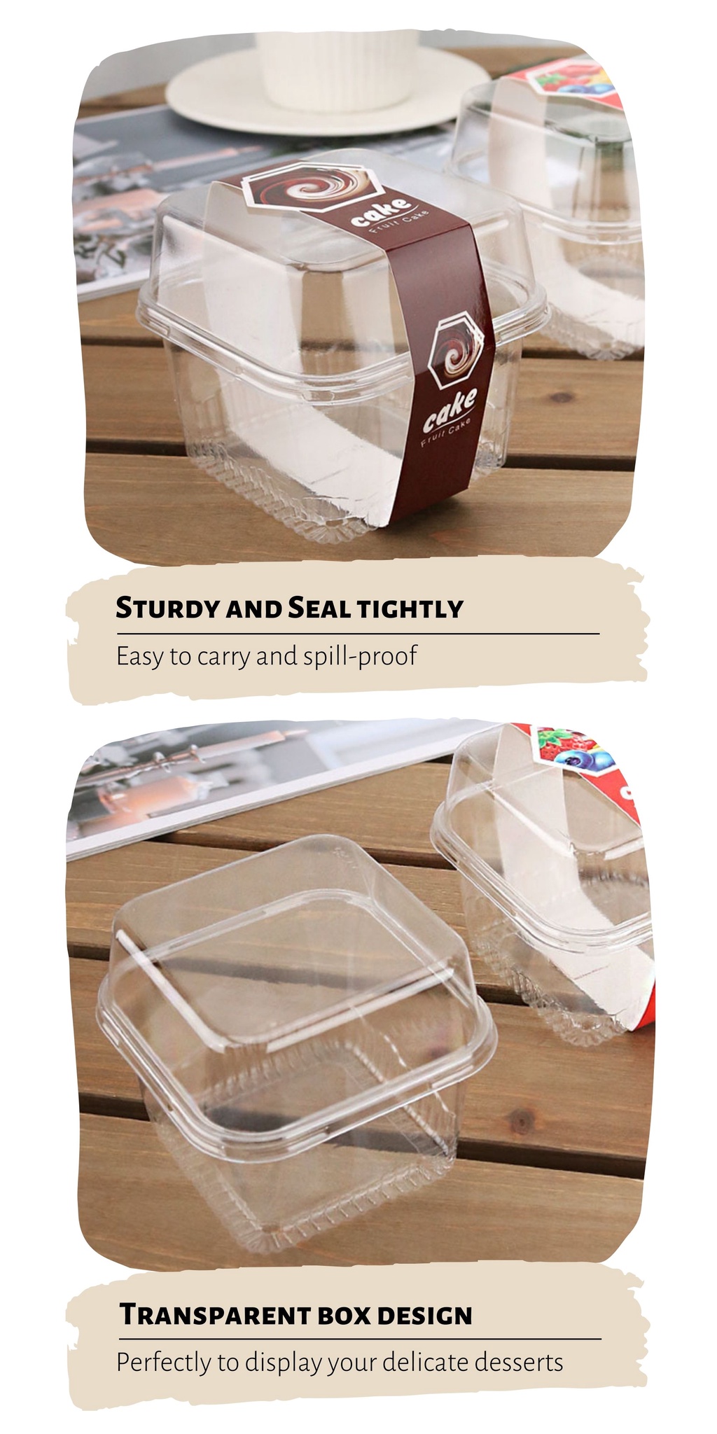 FS 250ml Plastic Container With Lid | Jelly Cup Mousse Cup Pudding Yogurt | Bekas Plastik Jelly ...