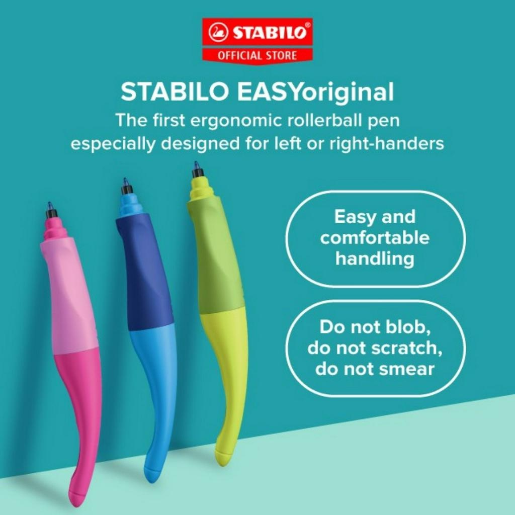 STABILO EASYoriginal Rollerball Pen Ergonomic Left & Right Handers ...