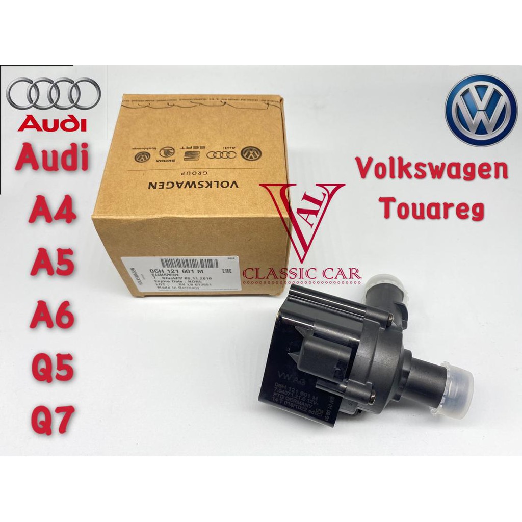 AUDI A4 A5 A6 Q5 Q7 VOLKSWAGEN PASSAT GOLF JETTA ADDITIONAL WATER PUMP ...