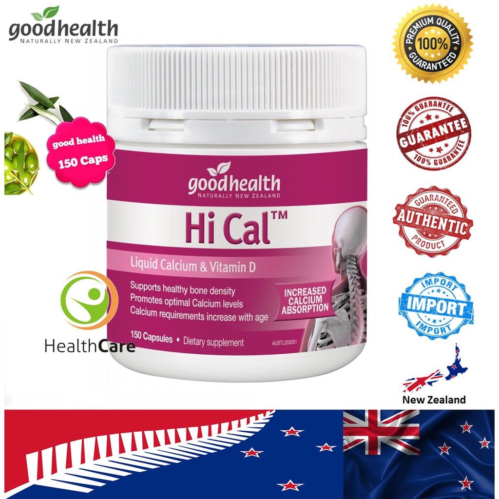 【Pre-Order/预订】Good Health Hi Cal - Liquid Calcium & Vitamin D 液体钙胶囊和维他命 ...