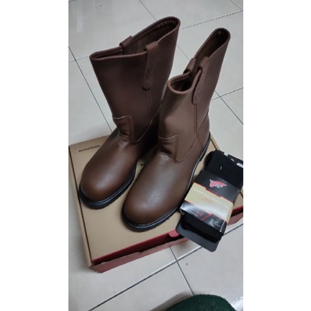 [Buy 1 Free 1] Red Wing Safety Boot 8241 Size 8 Kasut Red Wing Percuma ...