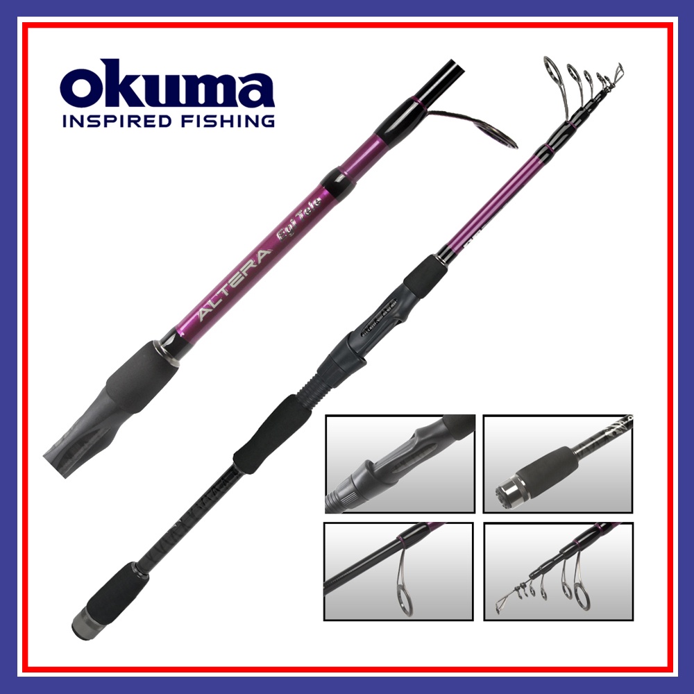 Okuma Rod Altera Egi Tele ALT-S 806ML-T Joran Pancing Ikan Fishing Rod ...