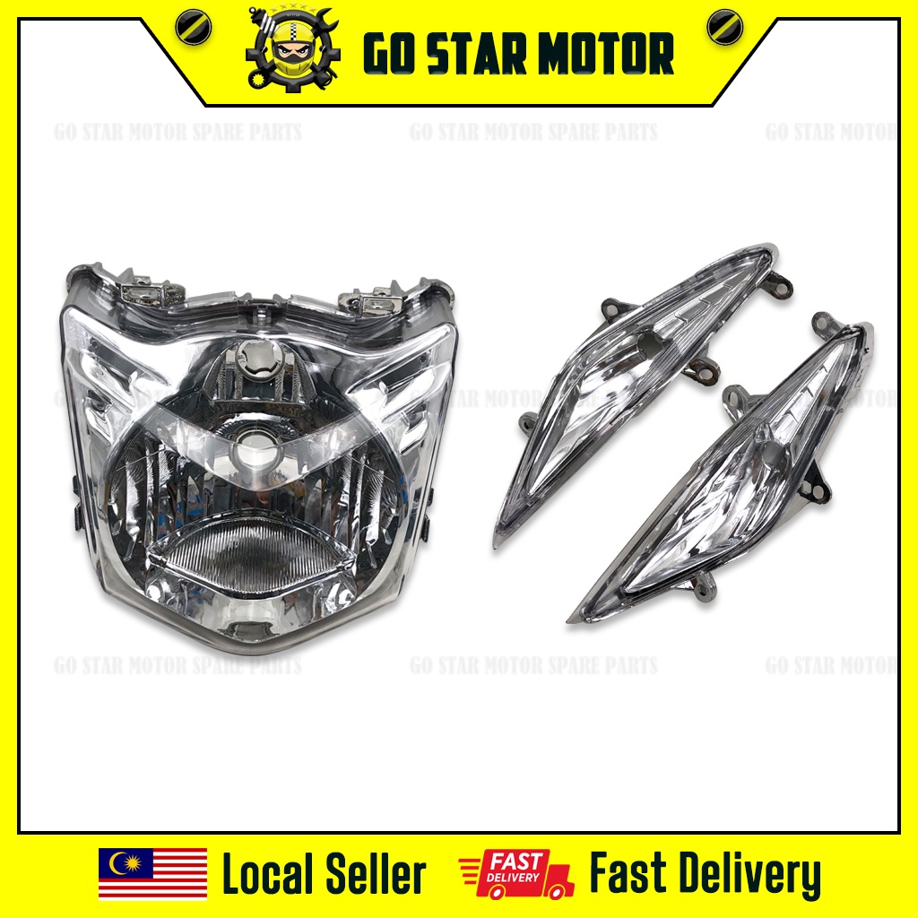 ICON110 ICON 110 old HEAD LAMP UNIT LAMPU DEPAN HEAD LAMP FRONT SIGNAL ...