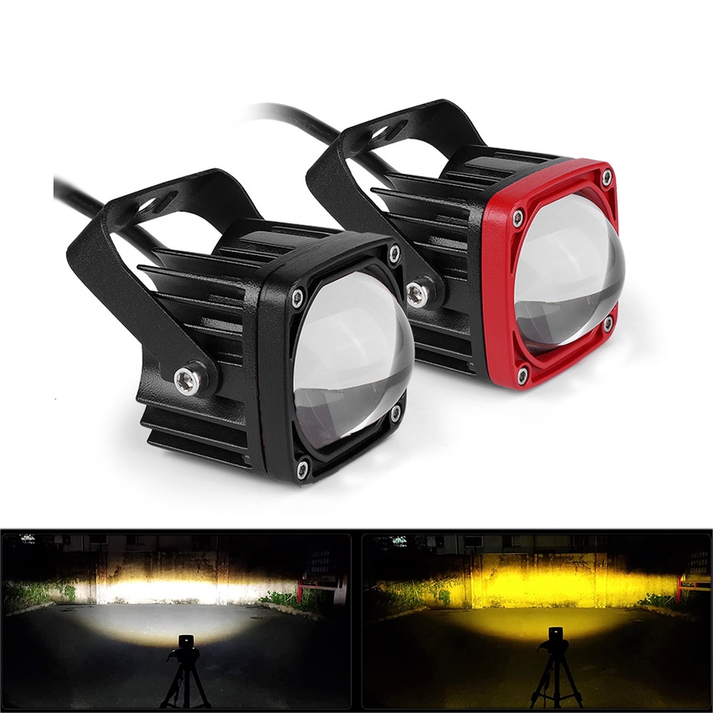 1 Pair 40W White Yellow Spotlight LED Work Light bar for Car Motorcycle 4x4 LED Headlights 12V ...