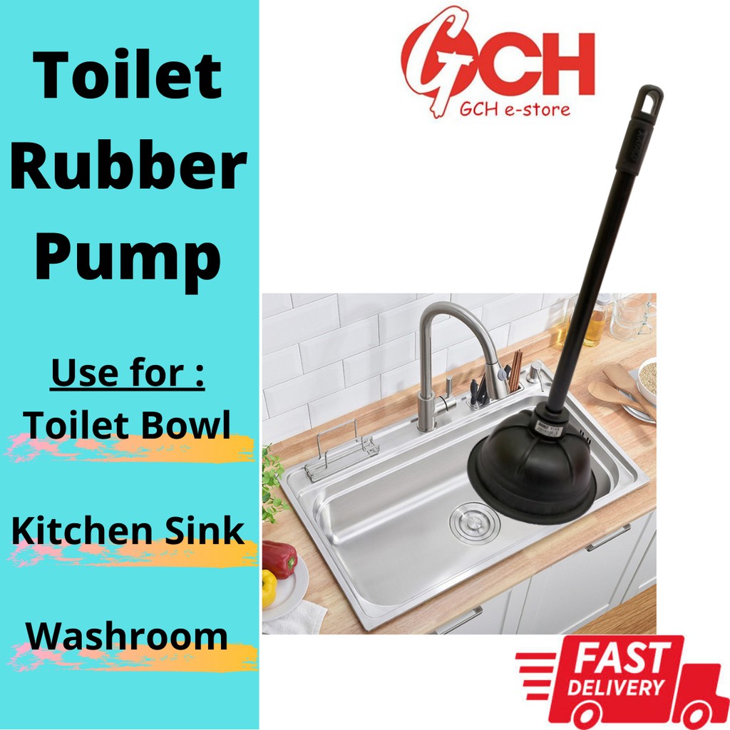 6'' Toilet Rubber Pump / Toilet Plunger Sink Suction Pump / Tandas ...