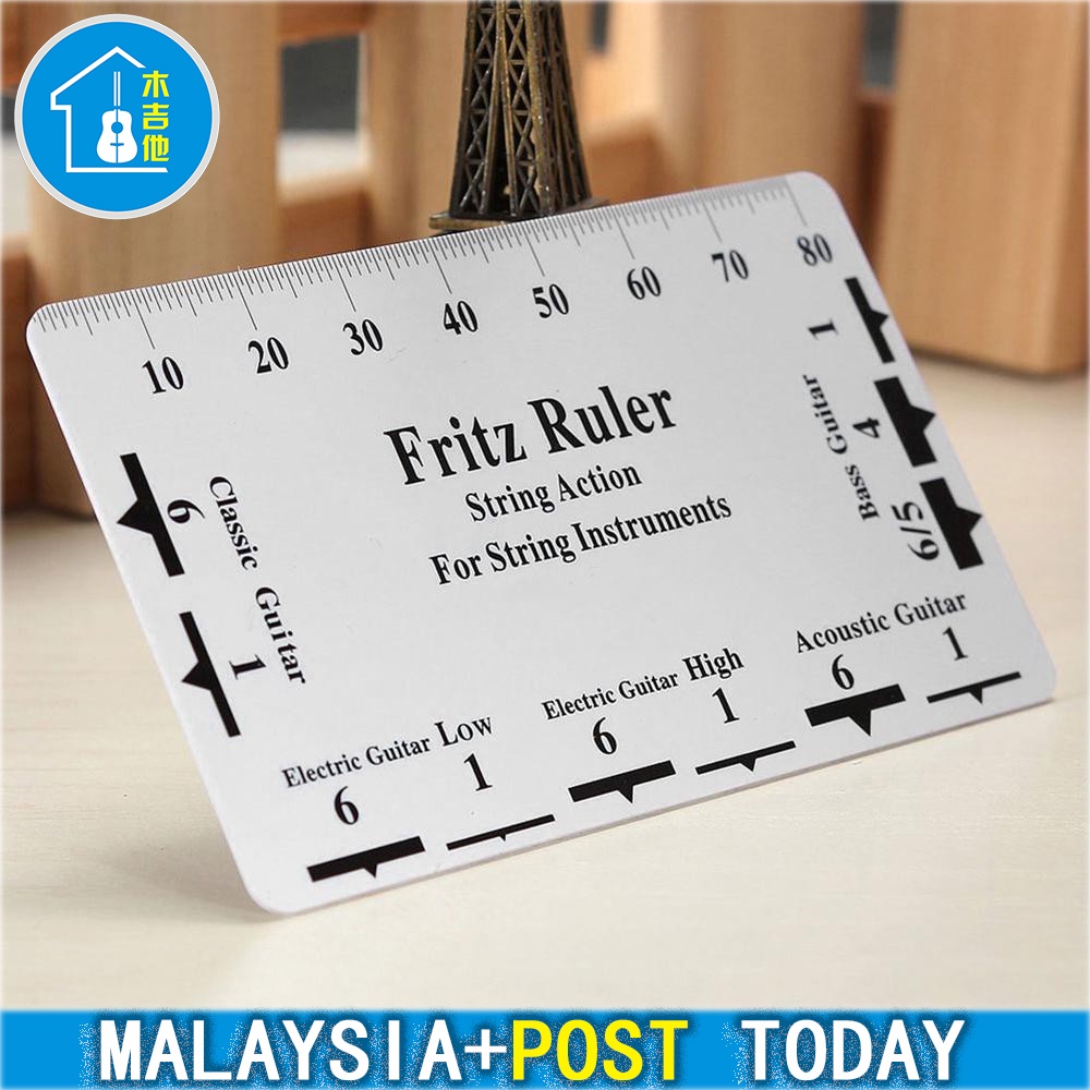 Fritz Ruler Guitar String Action Gauge String Pitch Ruler Card Luthier ... Fritz Ruler Guitar String Action Gauge String Pitch Ruler Card Luthier ...