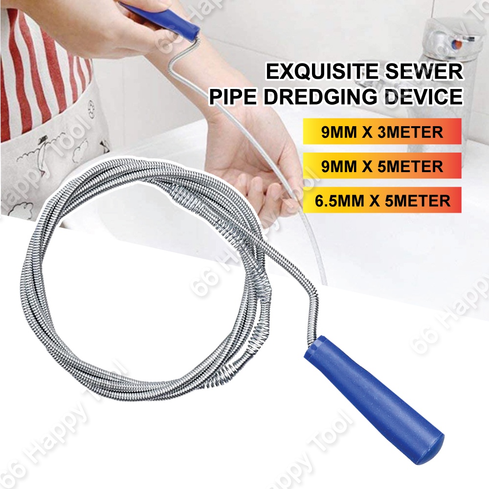 3M/5M Exquisite Sewer Pipe Dredging Device Bendable Wire Spring ...