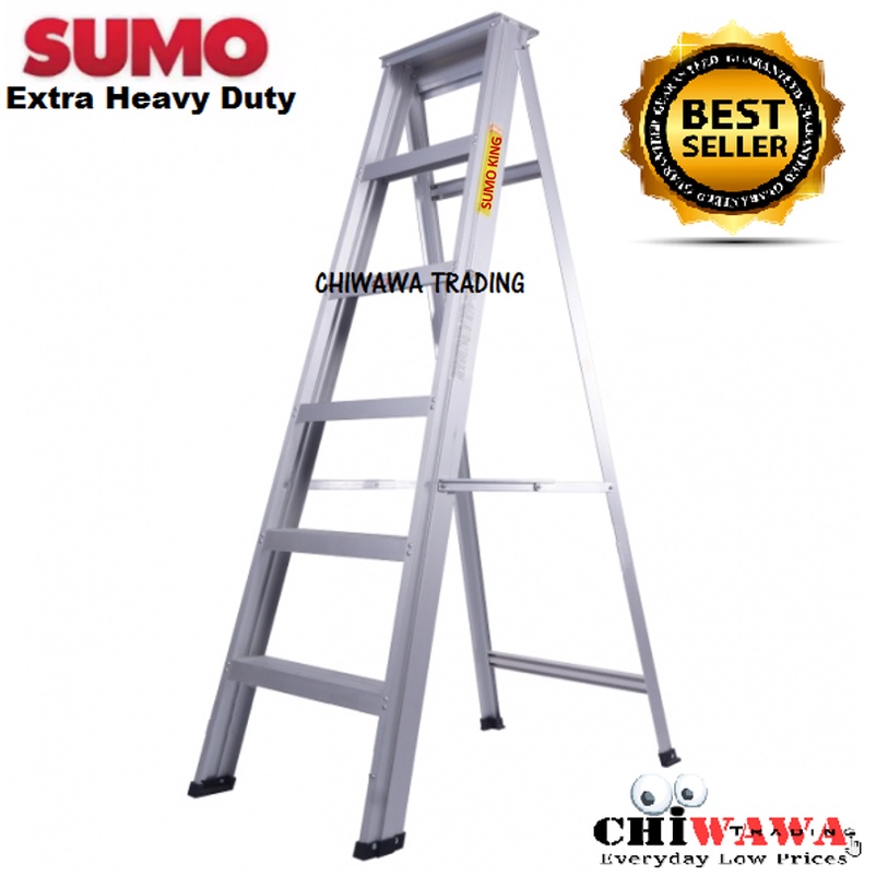 SUMO SS14 Heavy Duty 14 Steps 140.5" Single Sided Ladder, Tangga Lipat ...