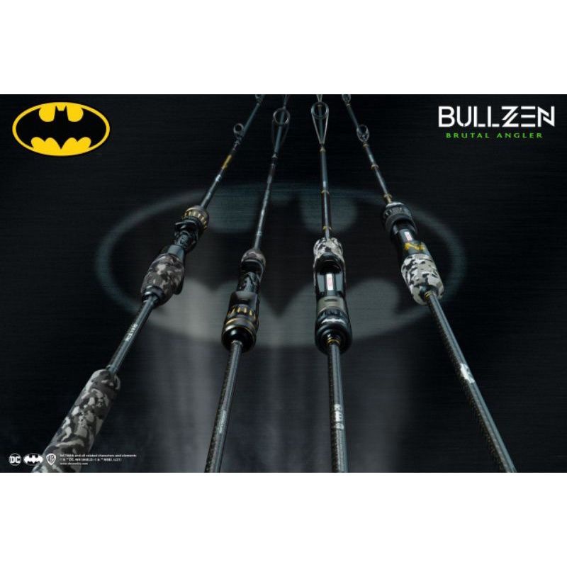 🔥🔥 NEW!! 🔥🔥 BULLZEN BATMAN X BRUTAL MONSTER 1 PIECE 6'0" JIGGING ROD ...