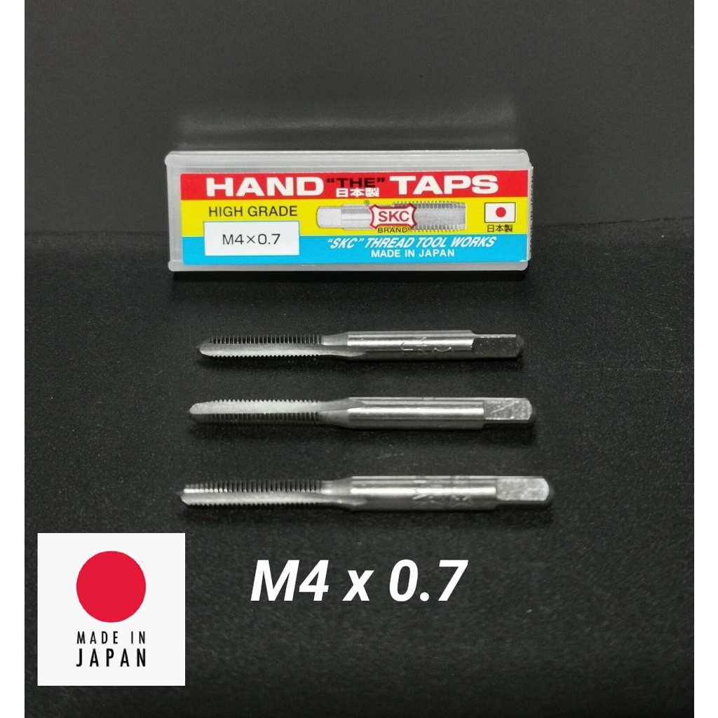 [100% Original] Japan SKC Carbon Steel Hand Tap M2/M3/M4/M5/M6/M8/M10/M12/M13/M14 Industrial ...