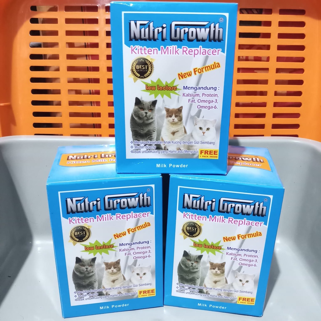 (1 Box) Nutri Growth Kitten Milk Replacer | Kitten Milk | Shopee Malaysia