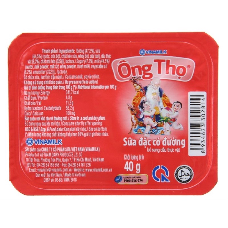 Ong Tho red condensed milk 40g | Shopee Malaysia