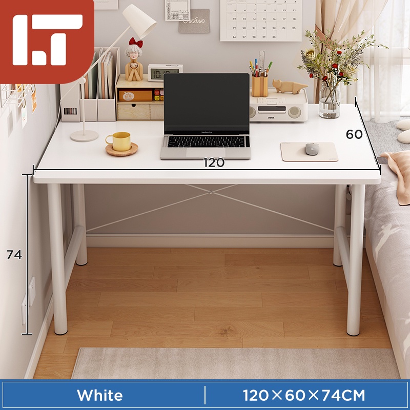 Study Table Meja belajar Home living room furniture Computer Table ...