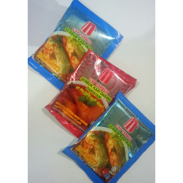 Rempah Kari Cap Tarbus 25g ( 1pkt) | Shopee Malaysia