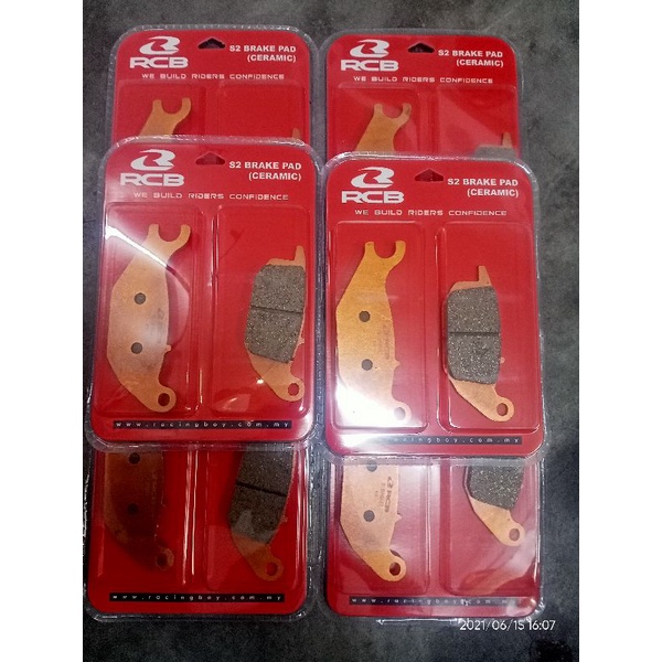 DISC PAD RCB (CERAMIC)S2 COPPER(R) Y15ZR/BEUXNG 150/LC5S (01DP054Z ...