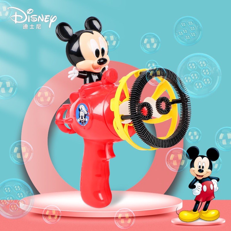 Mickey Fan Multiple Function Bubble Gun Machine 2in1 Function Cute ...