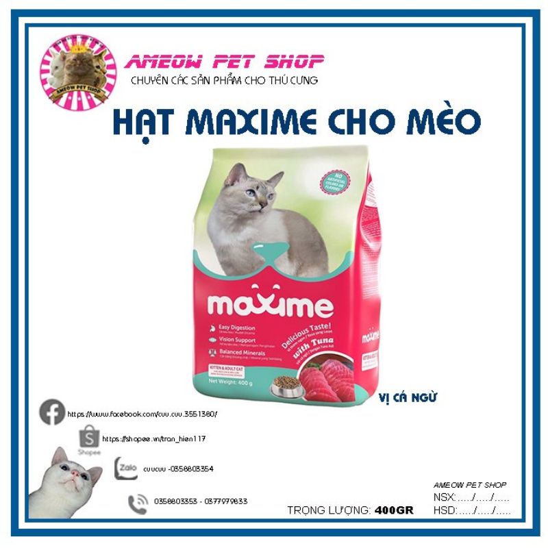 Maxime SEEDS PACKAGE 400GR (TUNA FLAVOR) | Shopee Malaysia