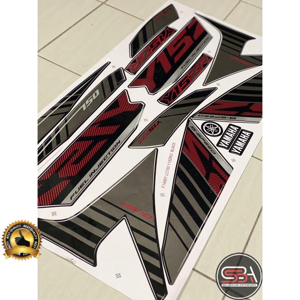 STICKER BODYSET / STRIPE COVERSET Y Y15 YSUKU Y15ZR FIRST MODEL BATMAN ...